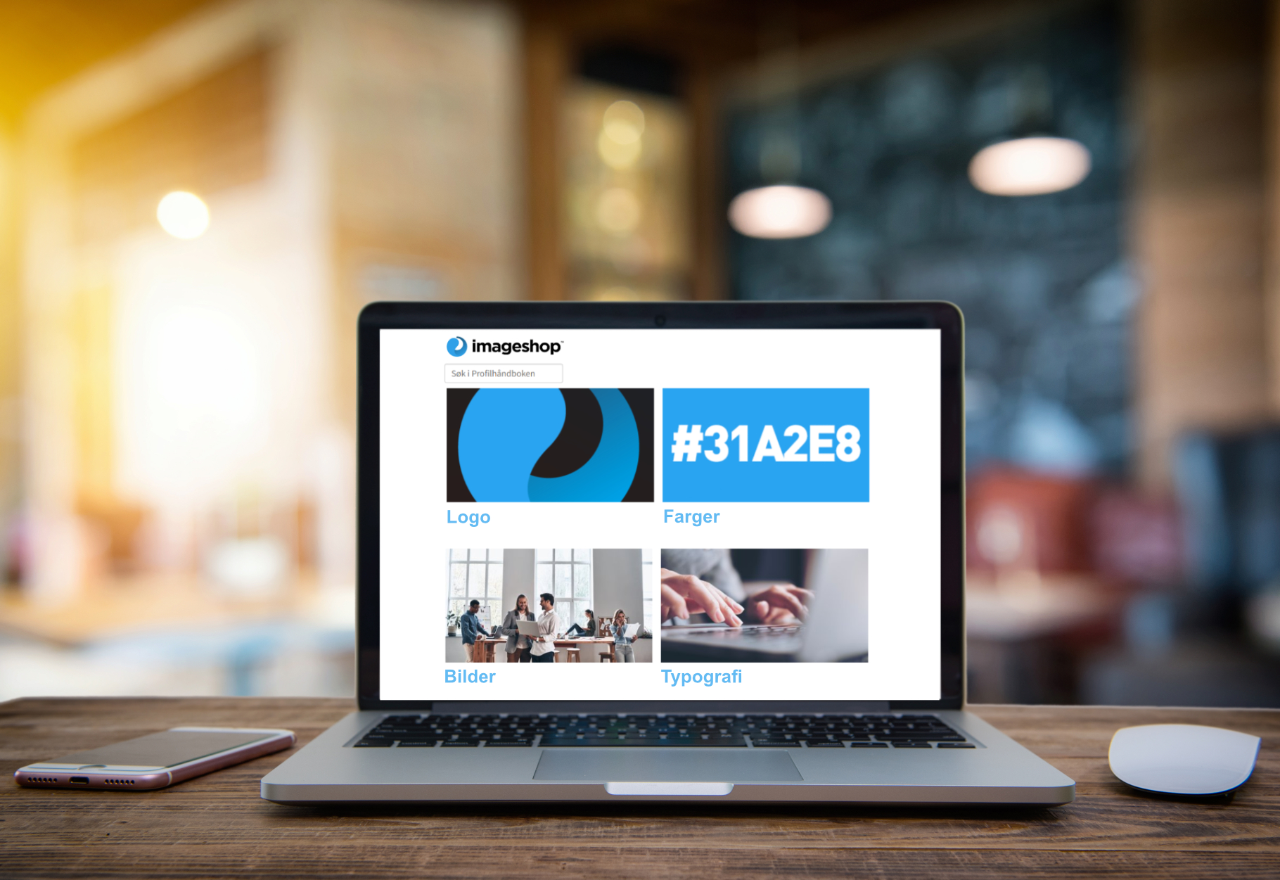 Online profilmanual | Imageshop bildebank