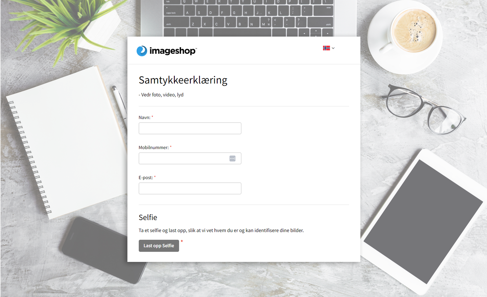 Samtykkeadministrasjon | Imageshop bildebank